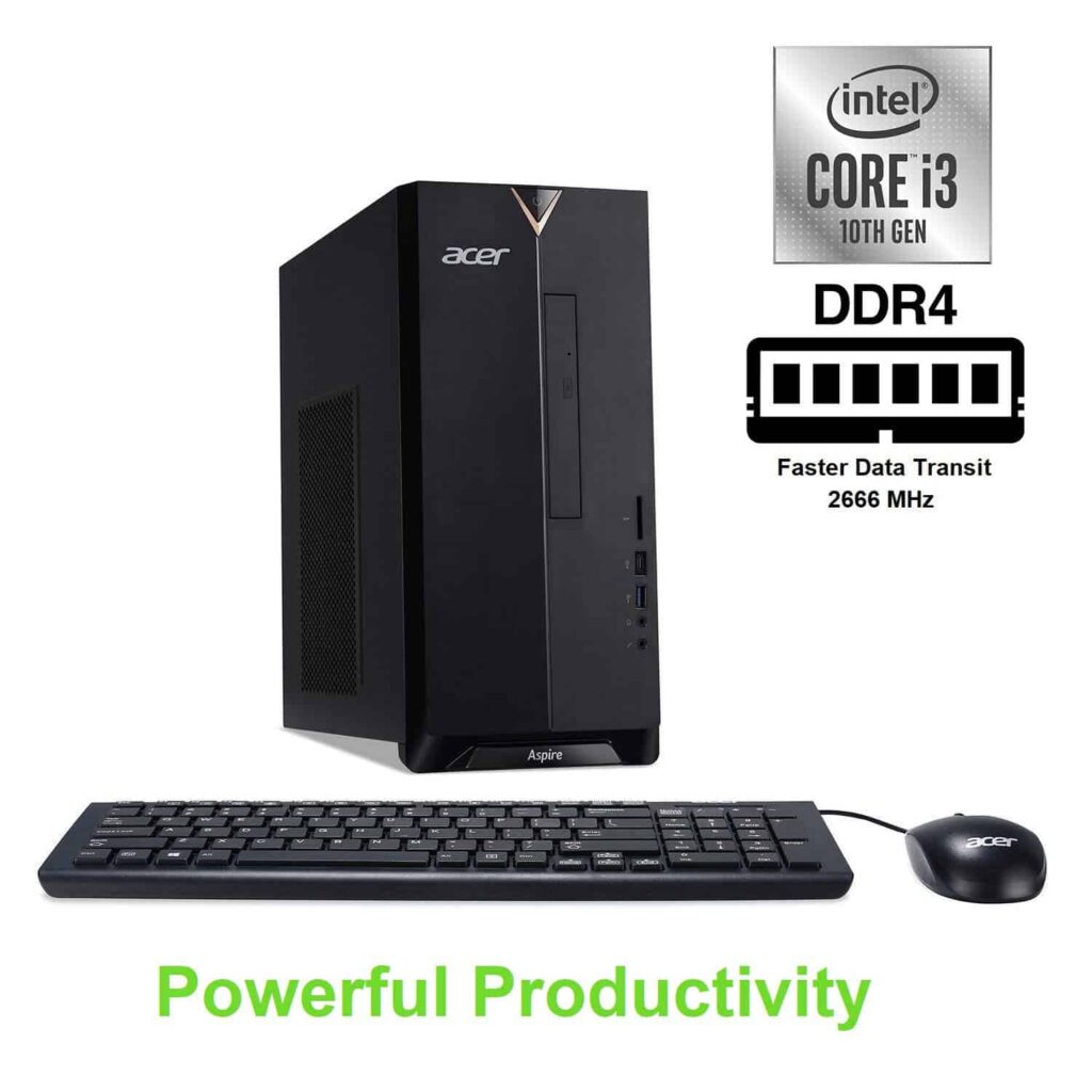 Shop Acer Aspire TC i3 Desktop - 10th Gen Intel Core i3-10100